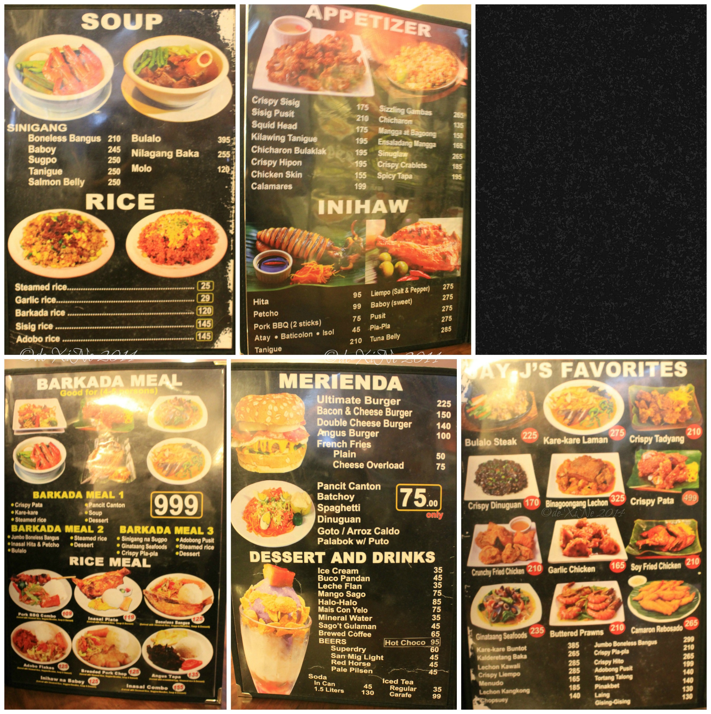 Baguio Dining A La Carte – More Menus | X Marks the Spot for Good ...